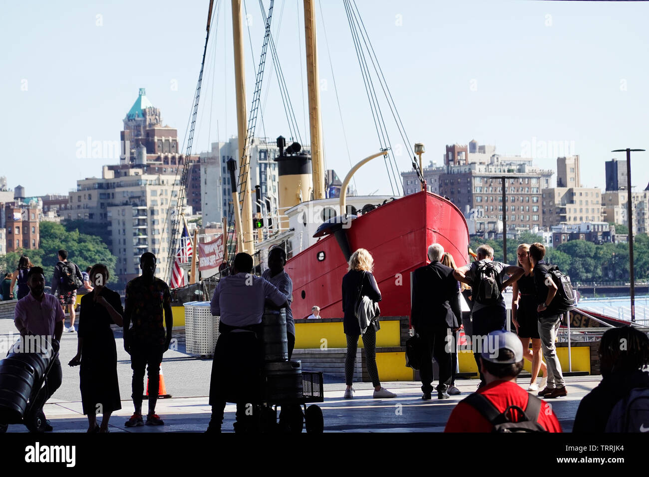 South Street seaport dock Manhattan NYC Stock Photo - Alamy