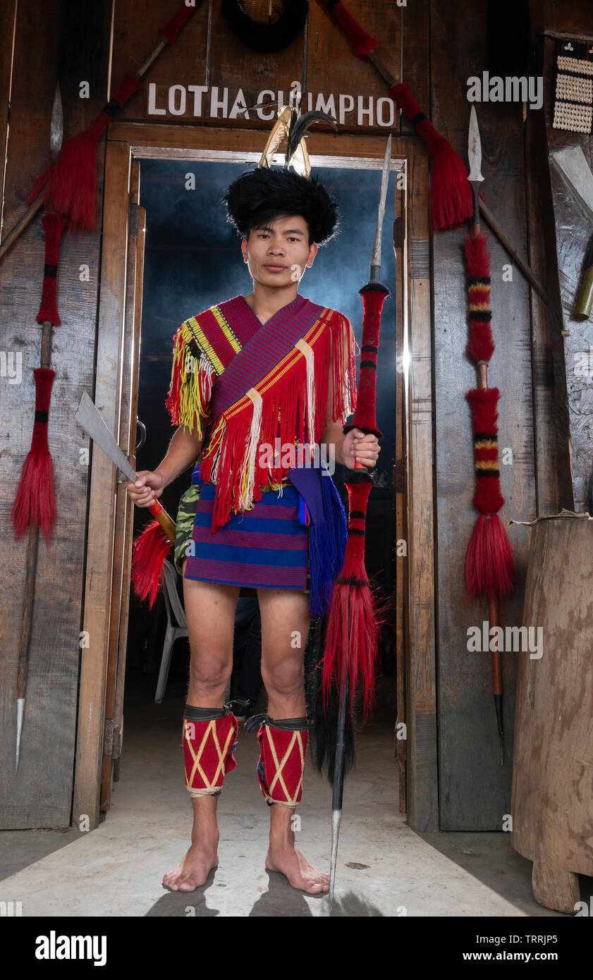 Lotha tribal man hi-res stock photography and images - Alamy
