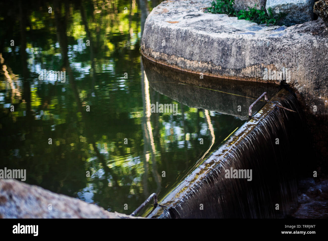 Water stream at a holiday resort Stock Photo - Alamy