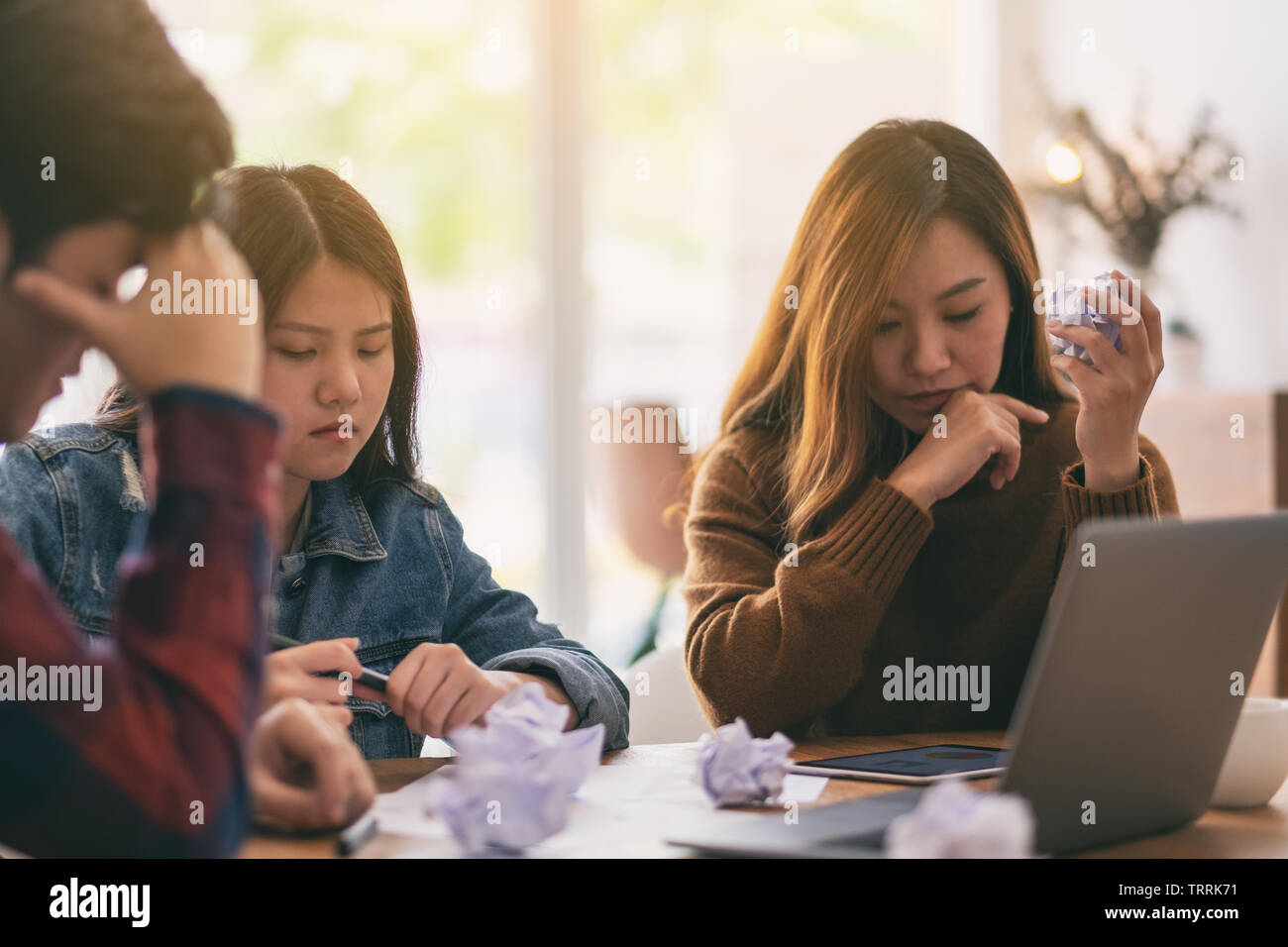 Stress teamwork hi-res stock photography and images - Alamy