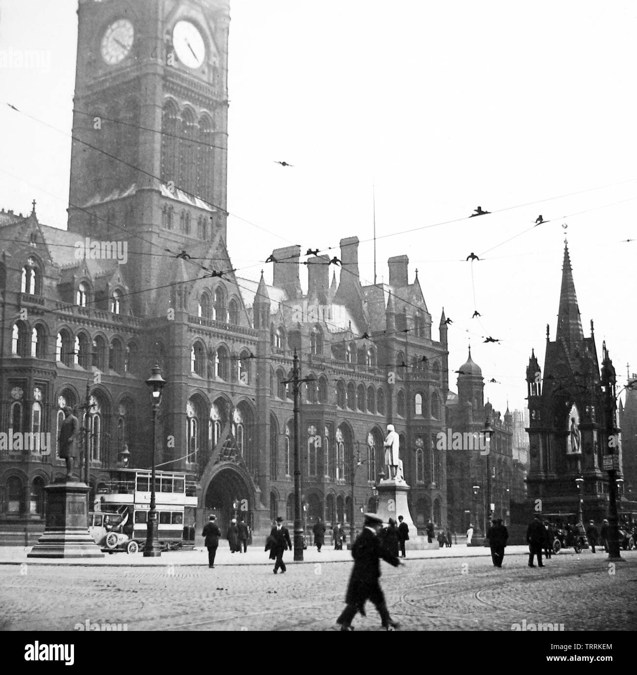 Albert square manchester Black and White Stock Photos & Images - Alamy