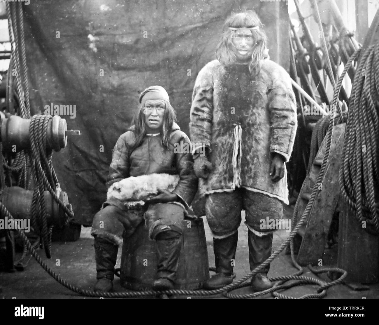 Greenland inuit Black and White Stock Photos & Images - Alamy