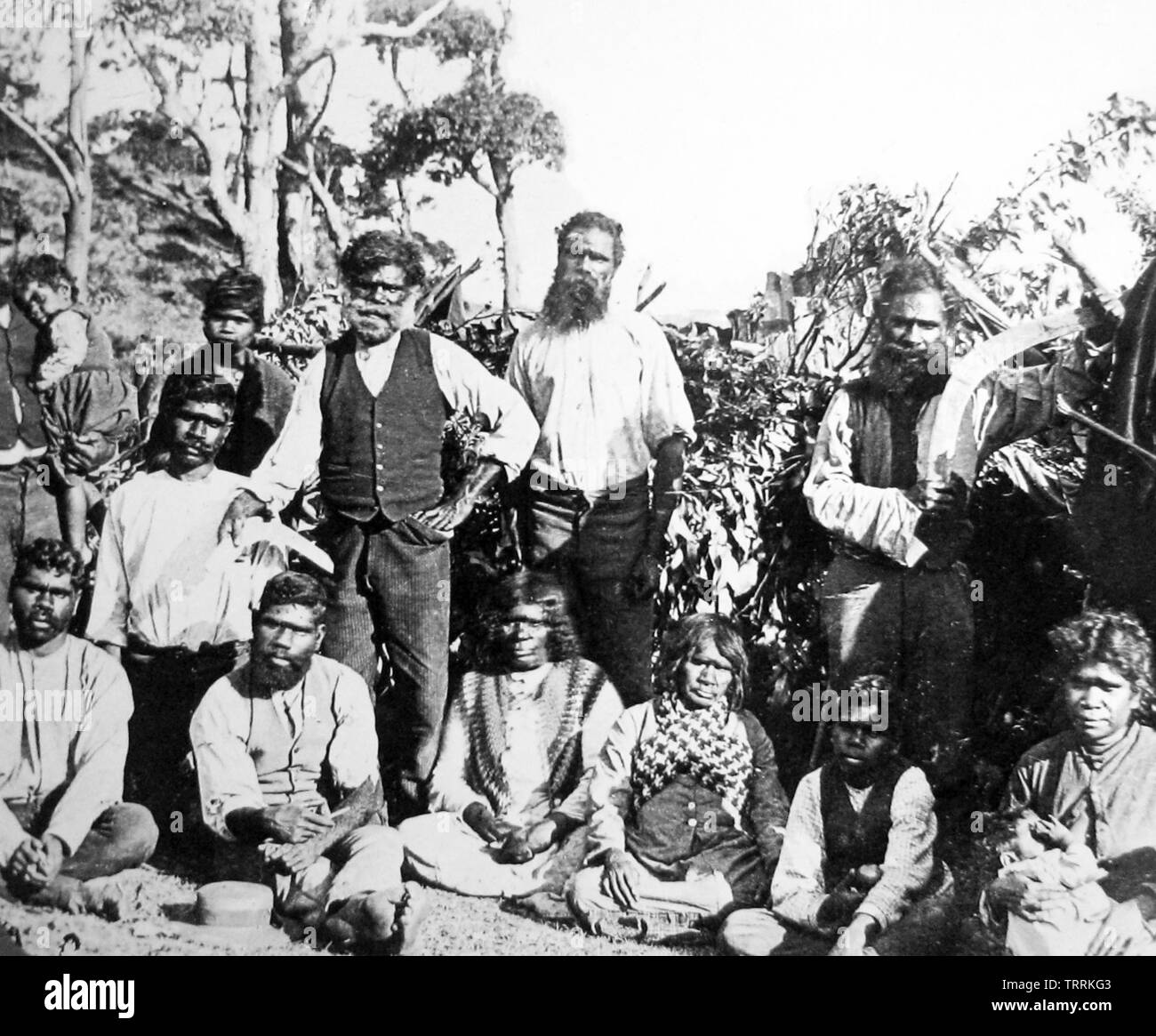 The aborigines of victoria Black and White Stock Photos & Images - Alamy
