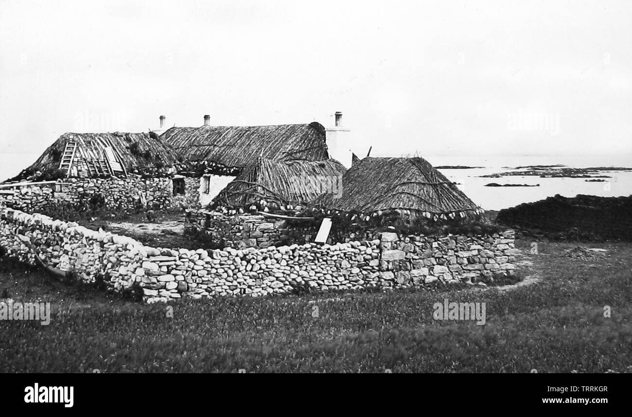 Croft, Isle of Skye, Scotland, Victorian period Stock Photo - Alamy
