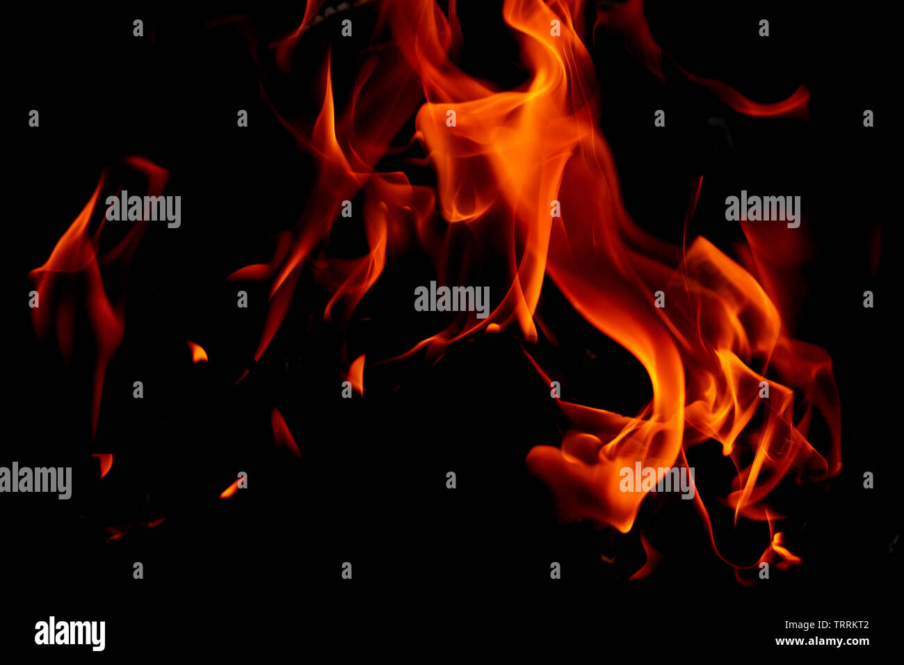 on fire flame Stock Photo - Alamy