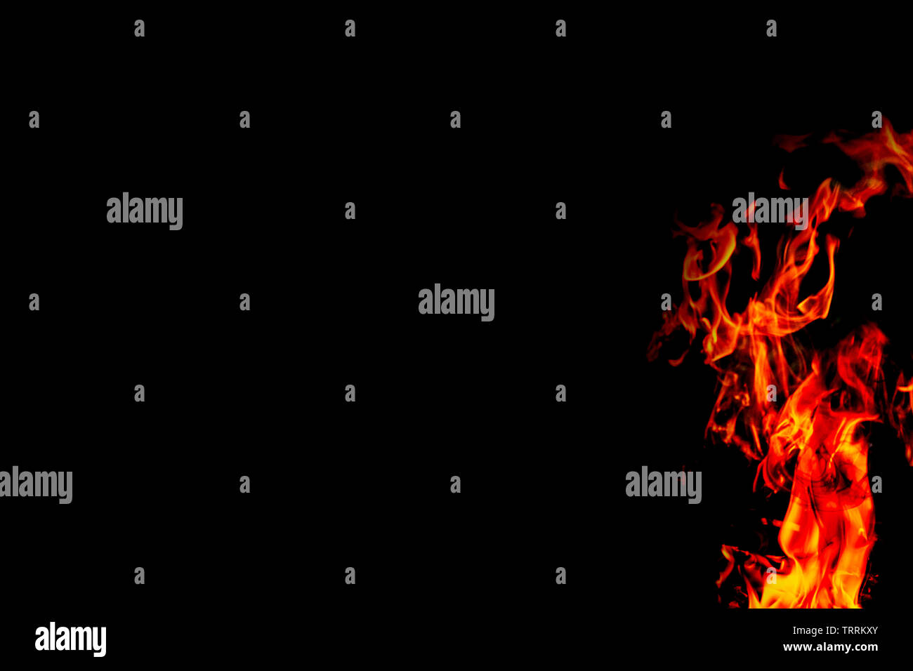 on fire flame Stock Photo - Alamy