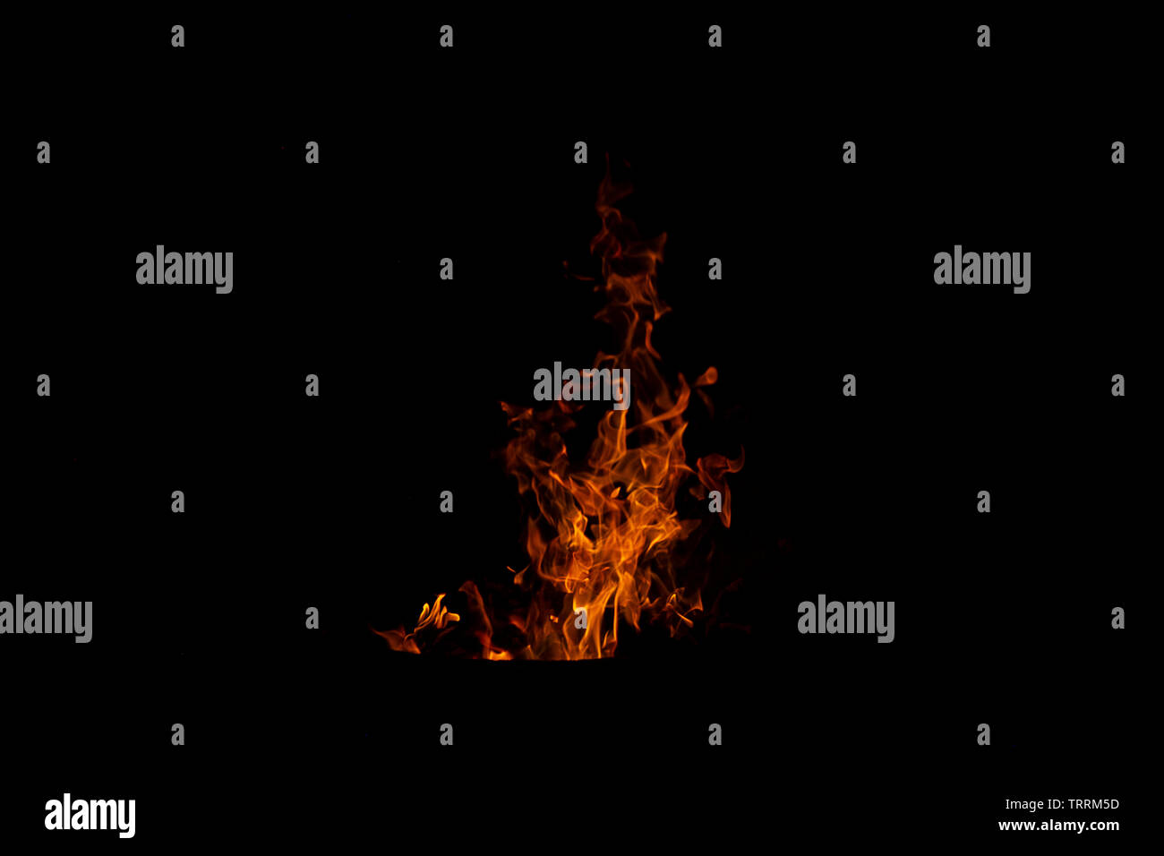 on fire flame Stock Photo - Alamy