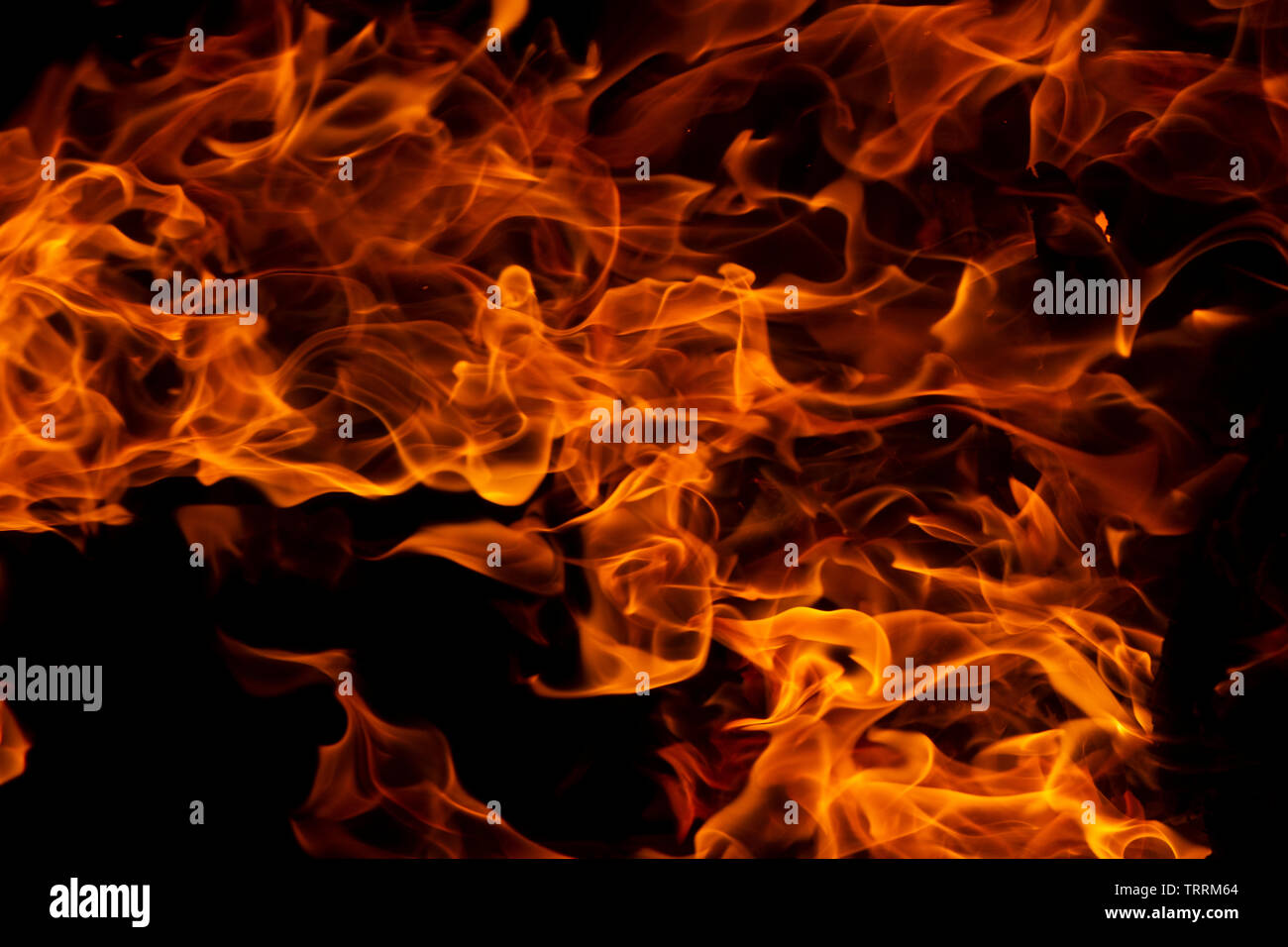 on fire flame Stock Photo - Alamy