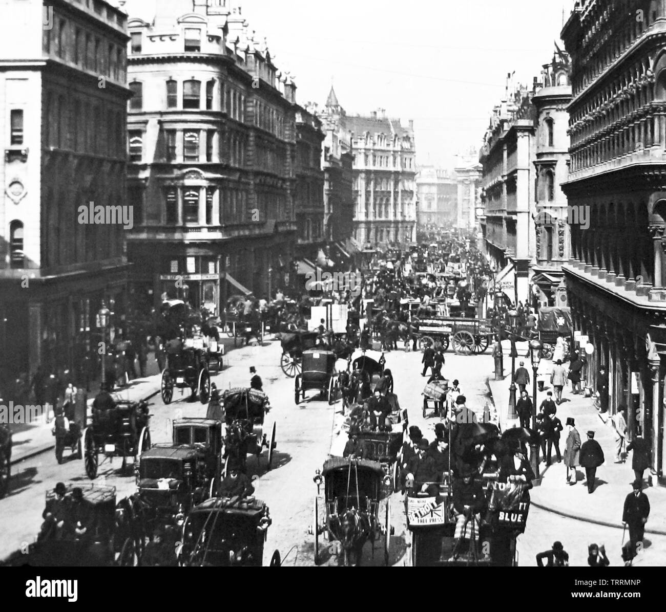 Queen Victoria Street, London Stock Photo - Alamy