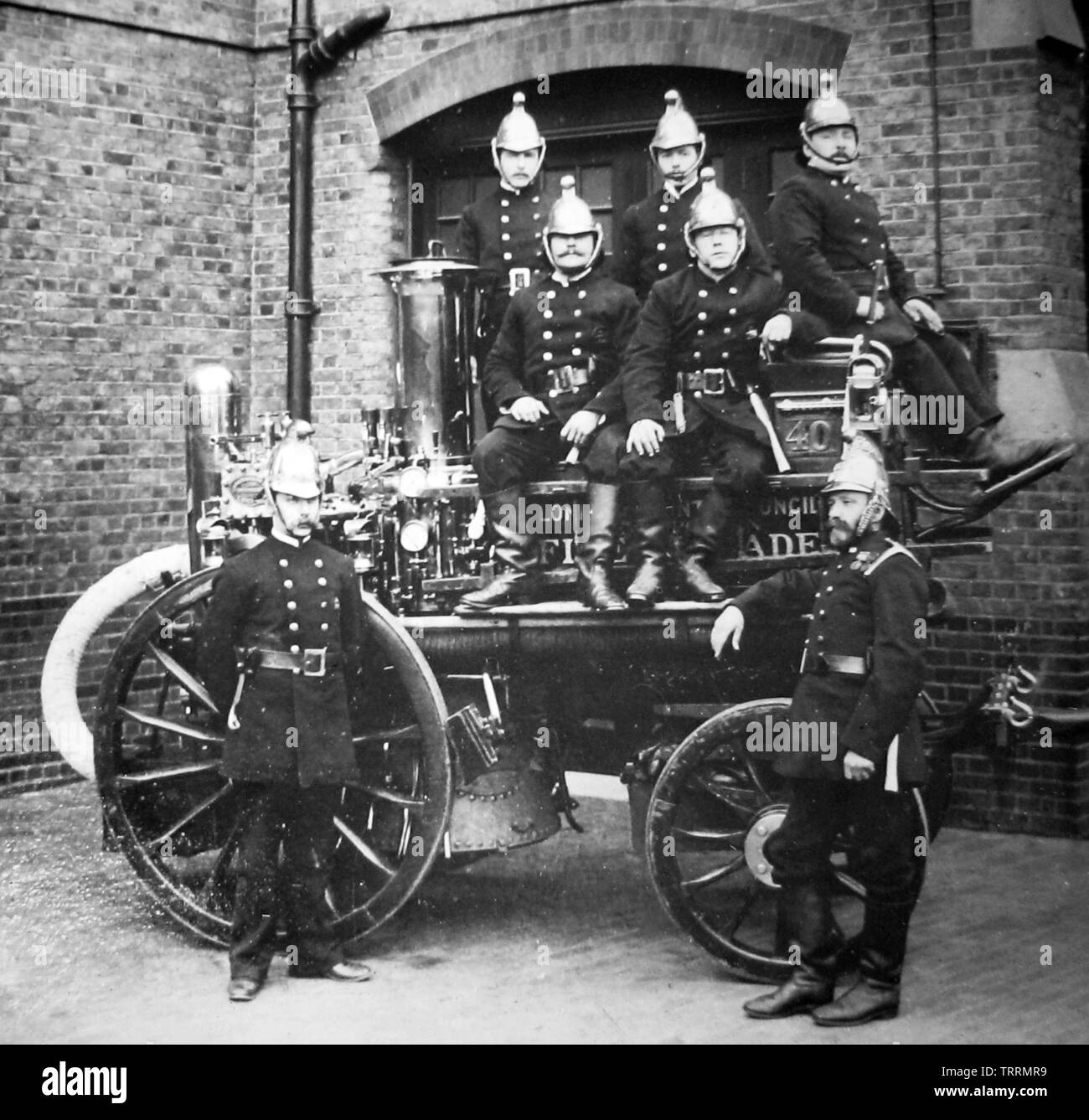 London Fire Brigade Stock Photo - Alamy