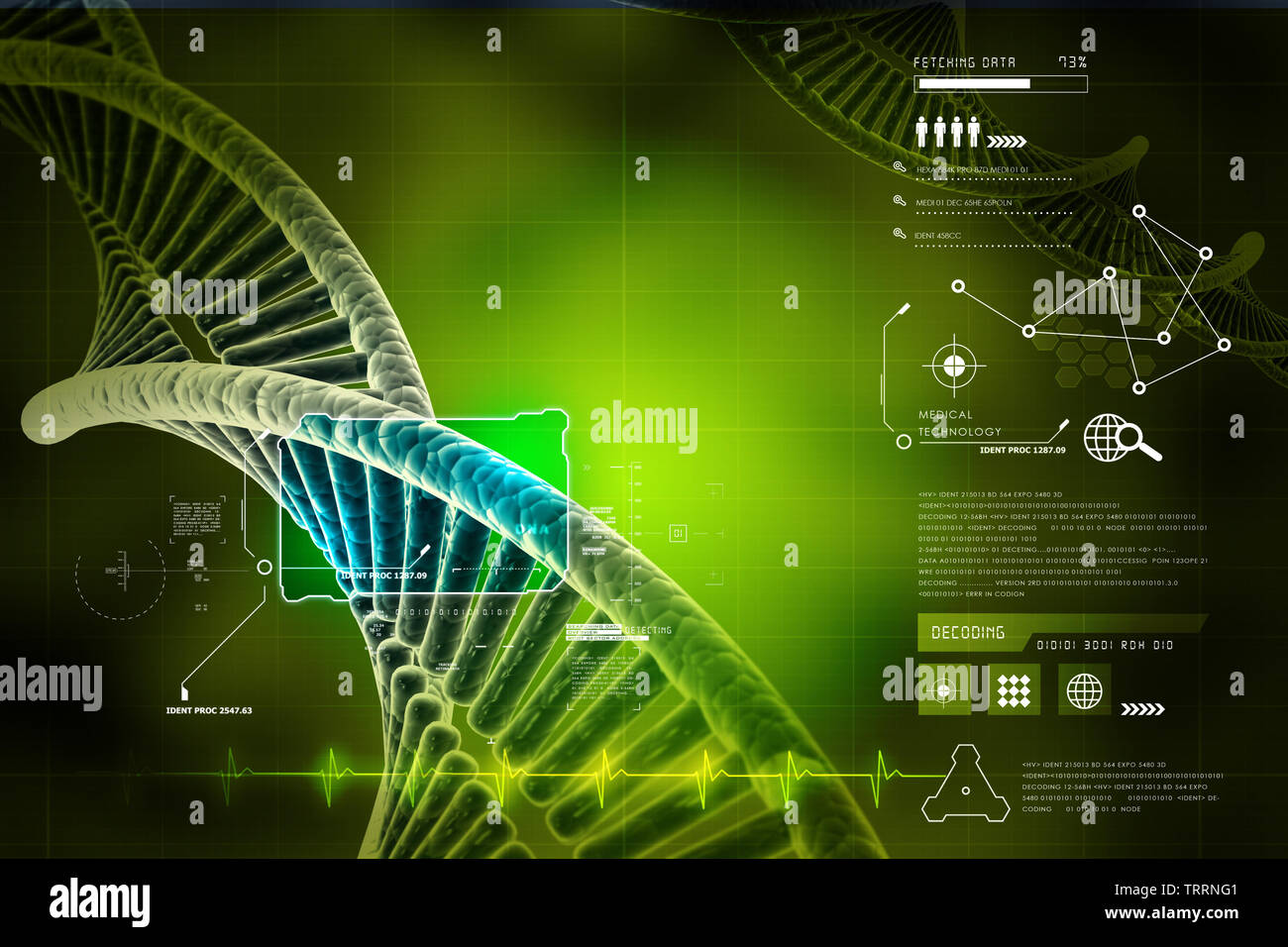 Dna composition hi-res stock photography and images - Alamy