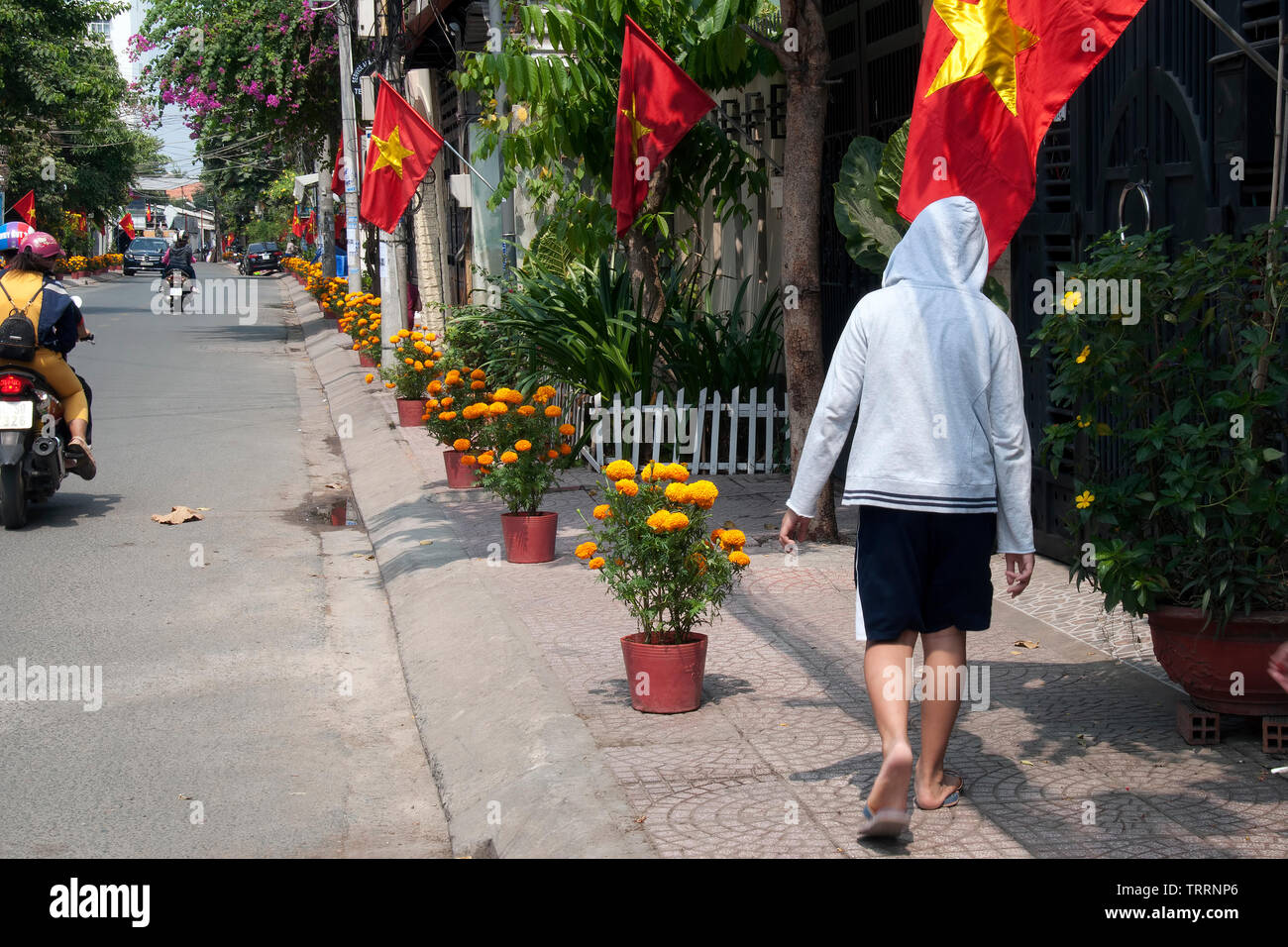 Tet flags hi-res stock photography and images - Alamy