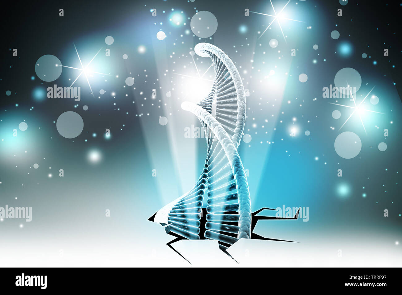 Broken dna chain hi-res stock photography and images - Alamy