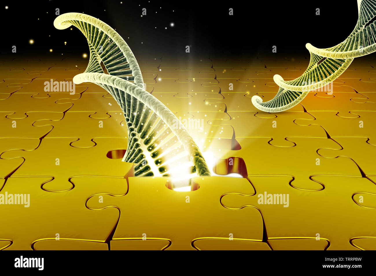 Broken dna chain hi-res stock photography and images - Alamy