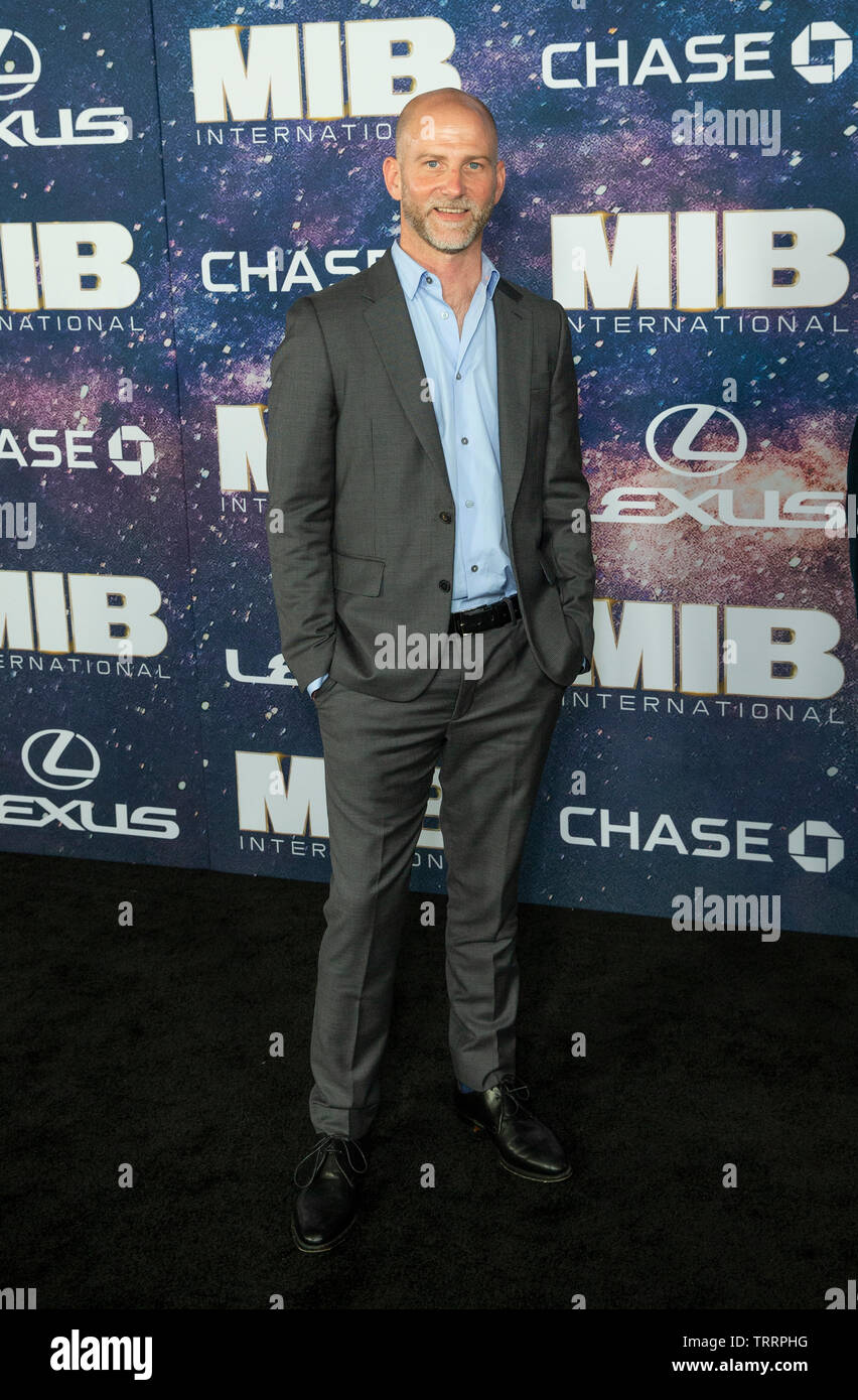 New York, NY - June 11, 2019: Matt Holloway attends Men in Black ...