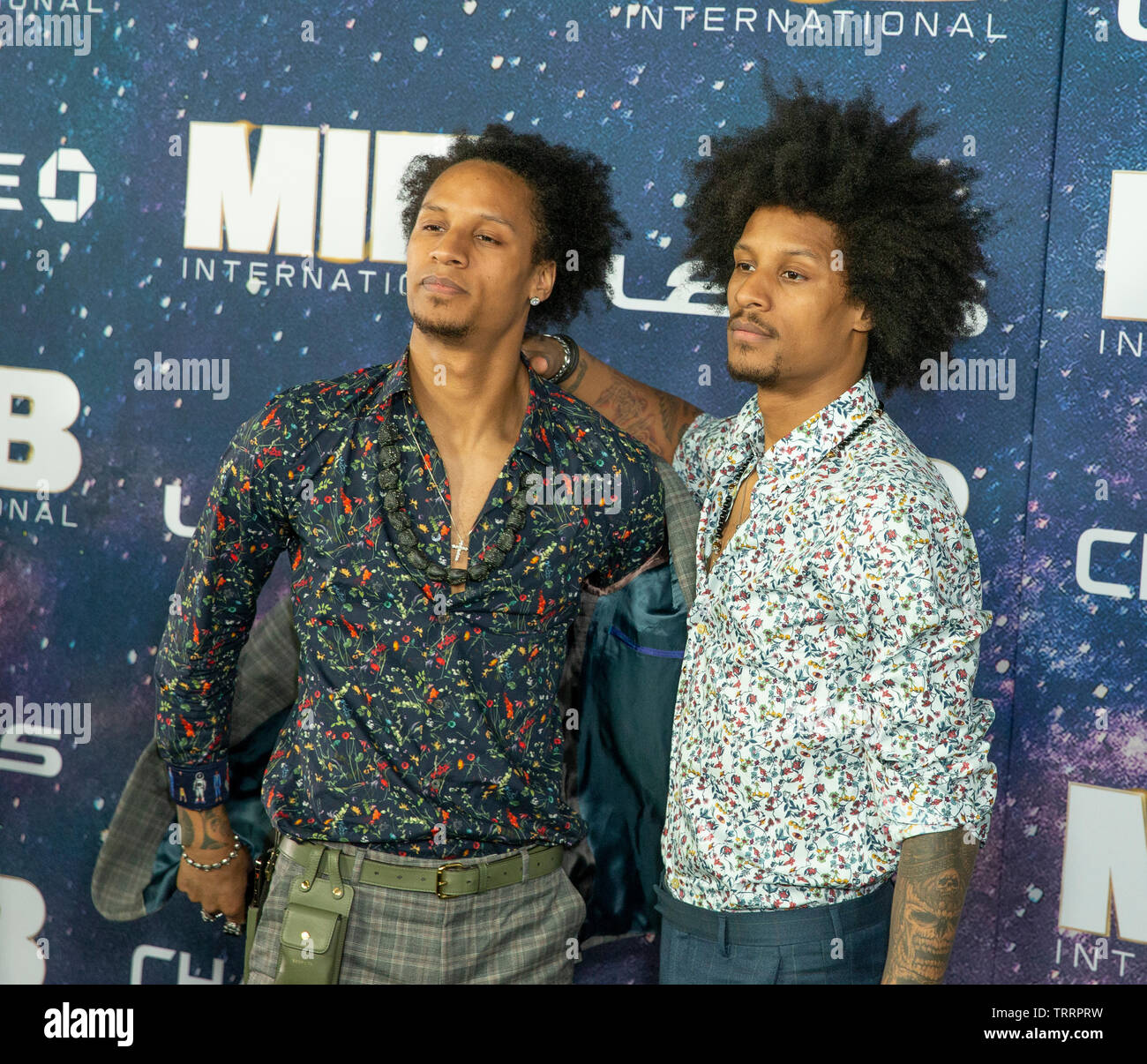 New York, NY - June 11, 2019: Larry Bourgeois and Laurent Bourgeois ...