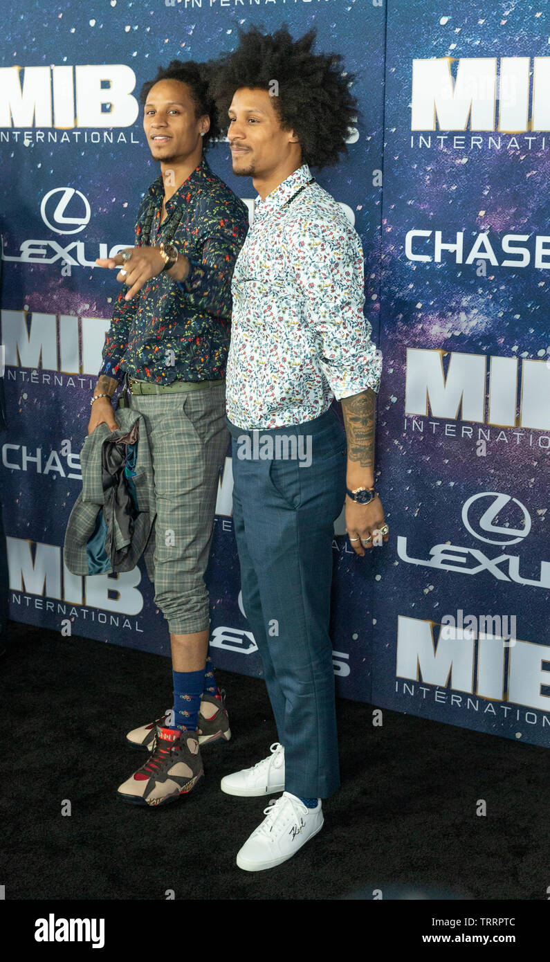 New York, NY - June 11, 2019: Larry Bourgeois and Laurent Bourgeois ...