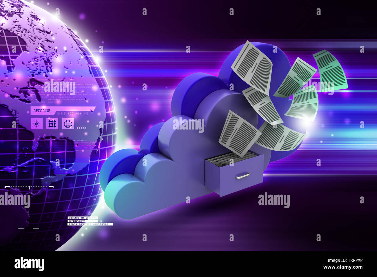 Cloud storage concept Stock Photo - Alamy