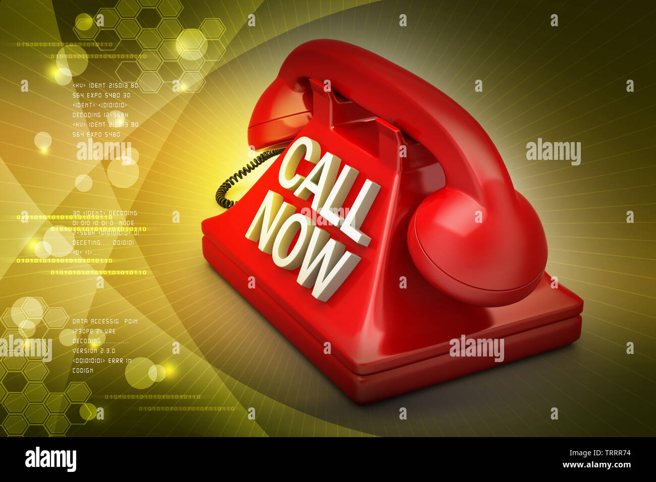 Call now concept Stock Photo - Alamy