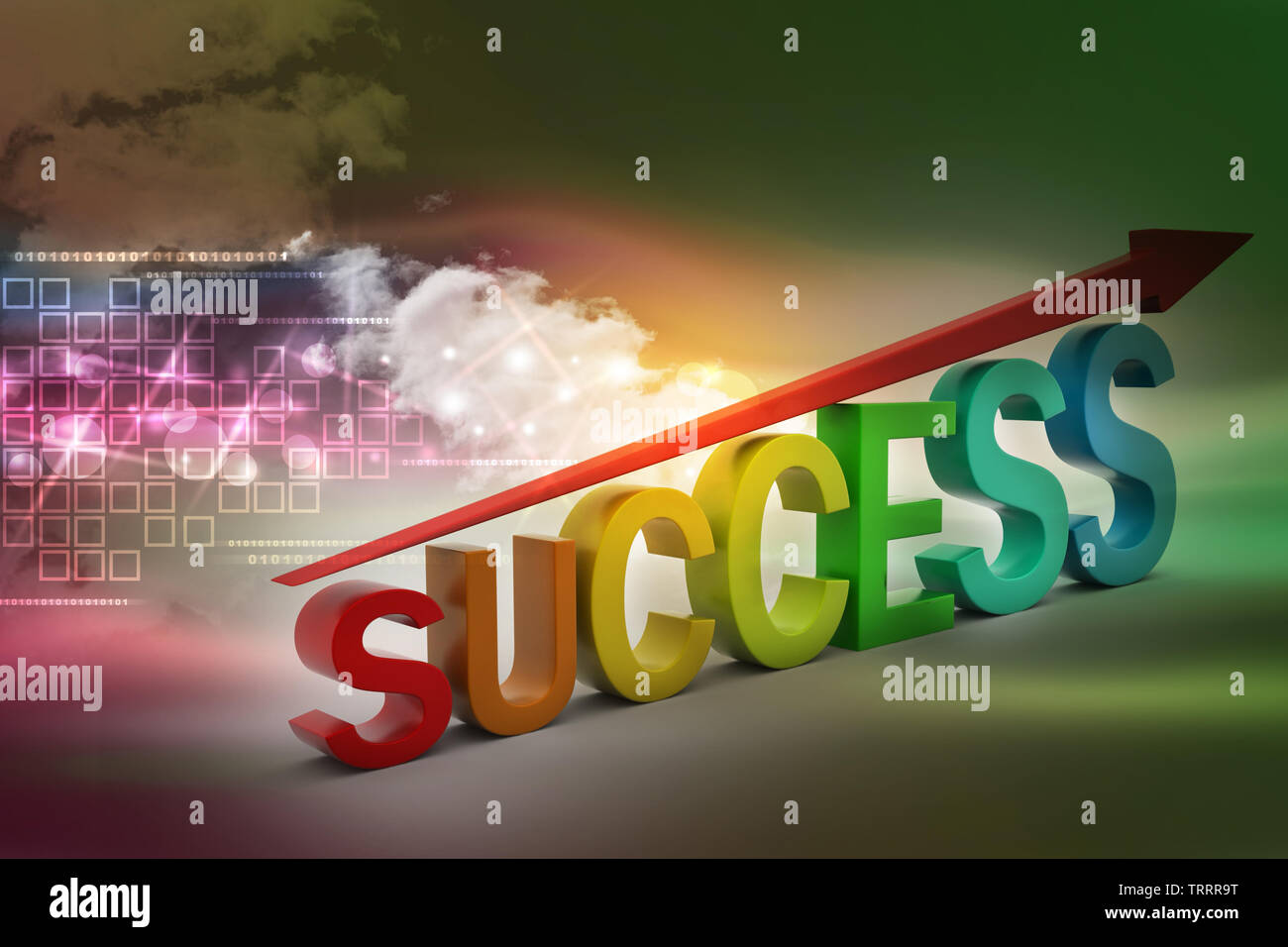 Business success graph Stock Photo - Alamy
