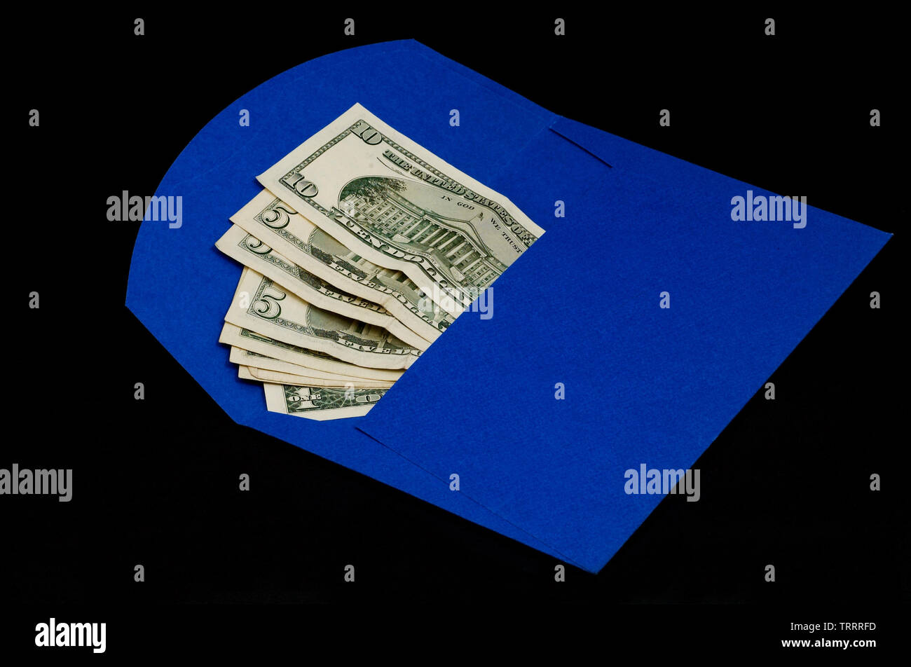 lots of money in envelope for finance concept Stock Photo - Alamy