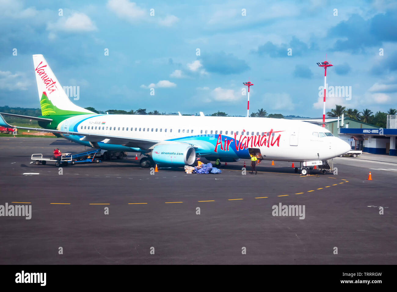 Air vanuatu aeroplane hi-res stock photography and images - Alamy
