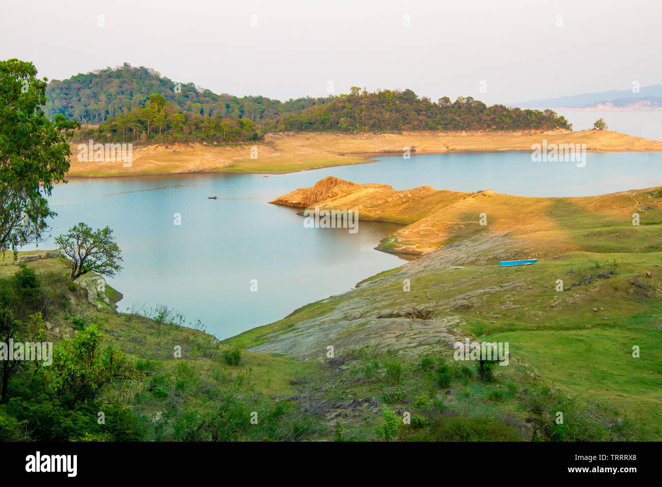 Water reservoir in Pong Dam, Talwara, Punjab, India. Beautiful ...