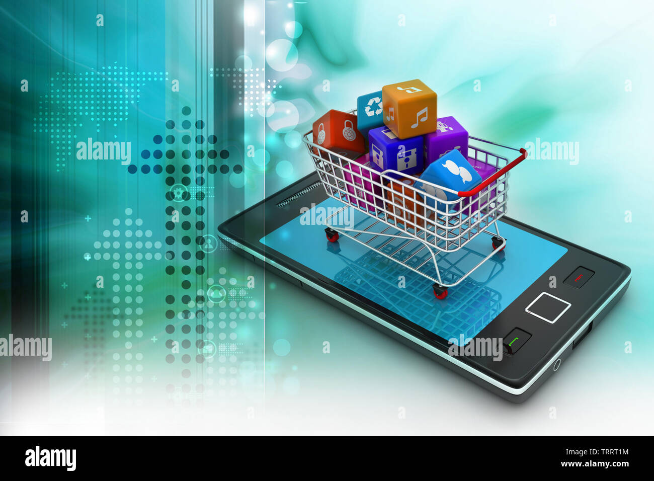 Internet and Online Shopping Concept Stock Photo - Alamy
