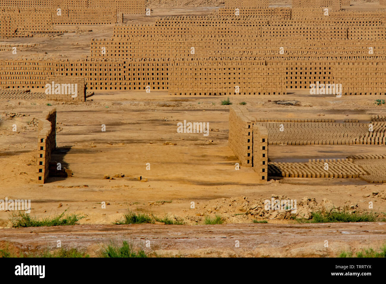 Drying bricks in background hi-res stock photography and images - Alamy