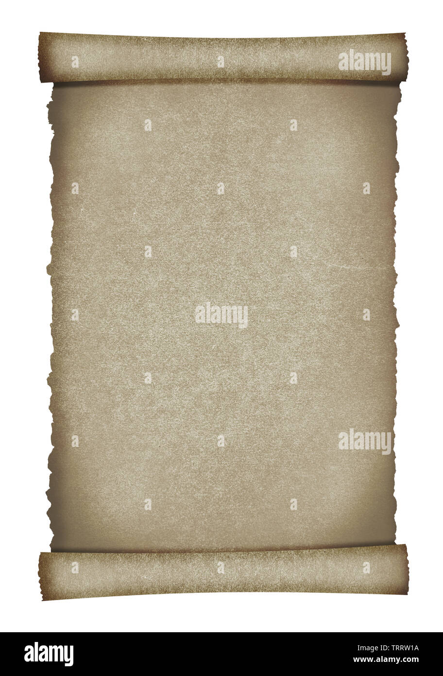 scroll paper background texture for your messages on white Stock Photo ...