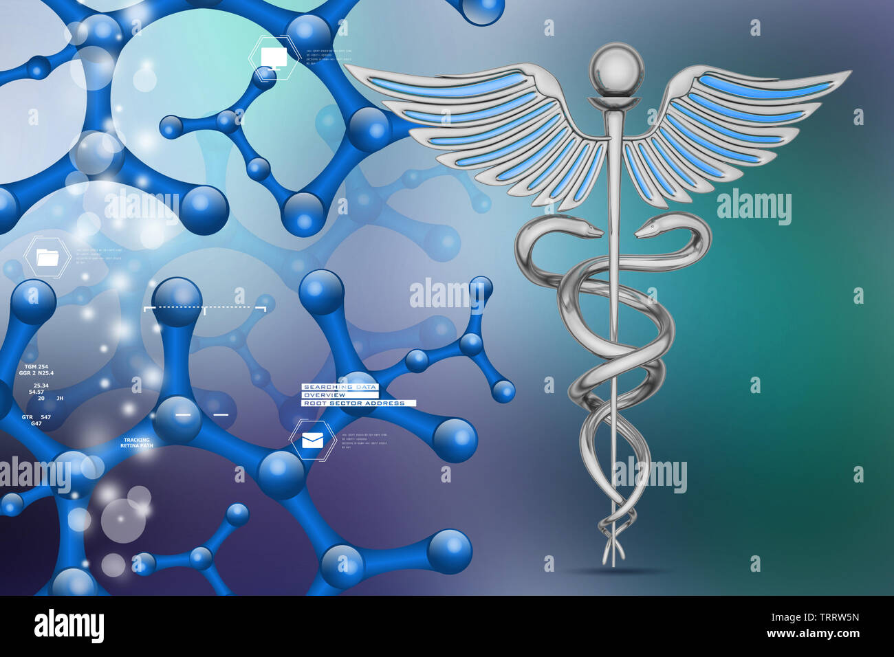 Caduceus medical symbol hi-res stock photography and images - Alamy