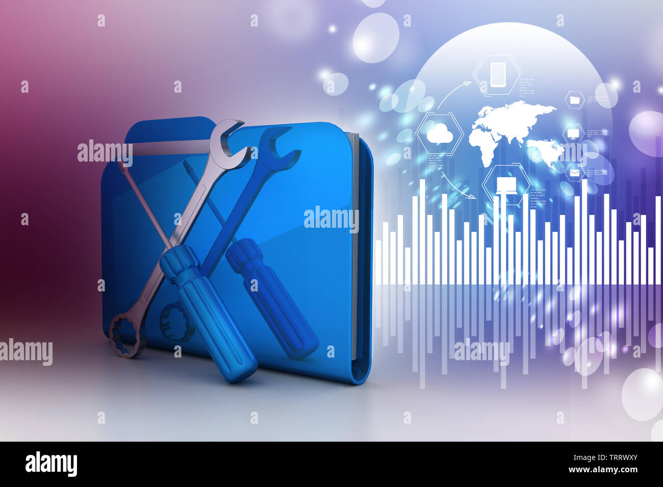 Computer technical service concept Stock Photo - Alamy