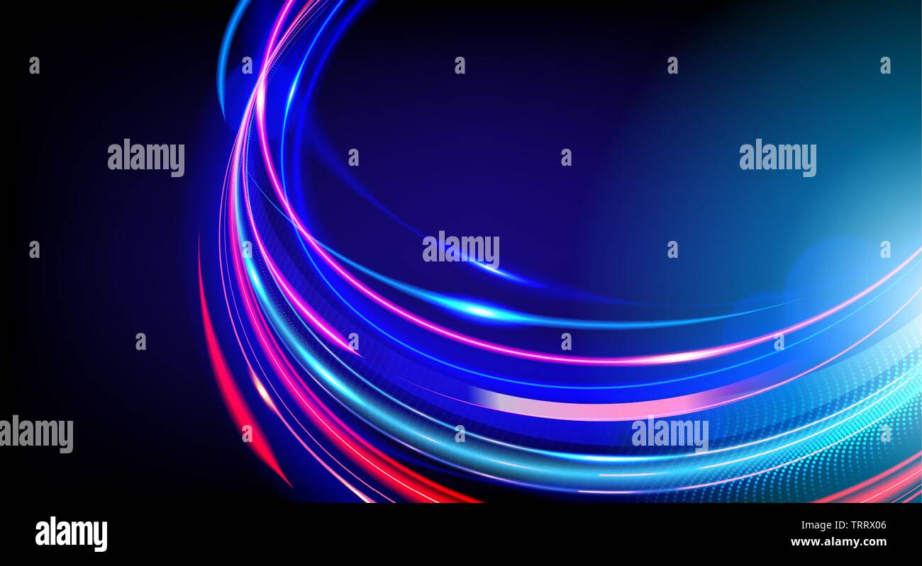 Slow Shutter of Traffic Light in Vector Stock Vector Image & Art - Alamy