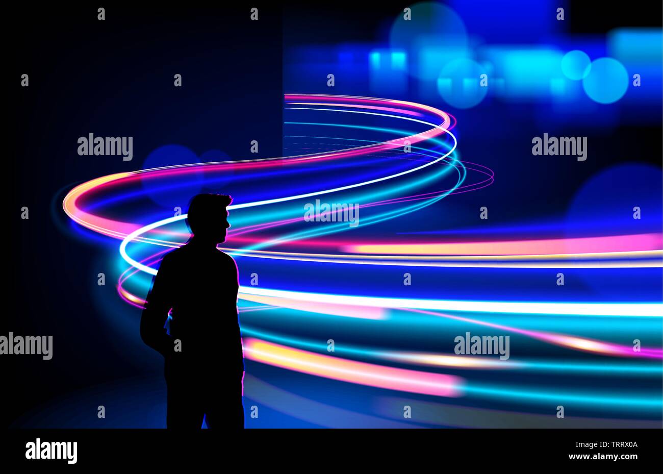 Trail slow motion Stock Vector Images - Alamy