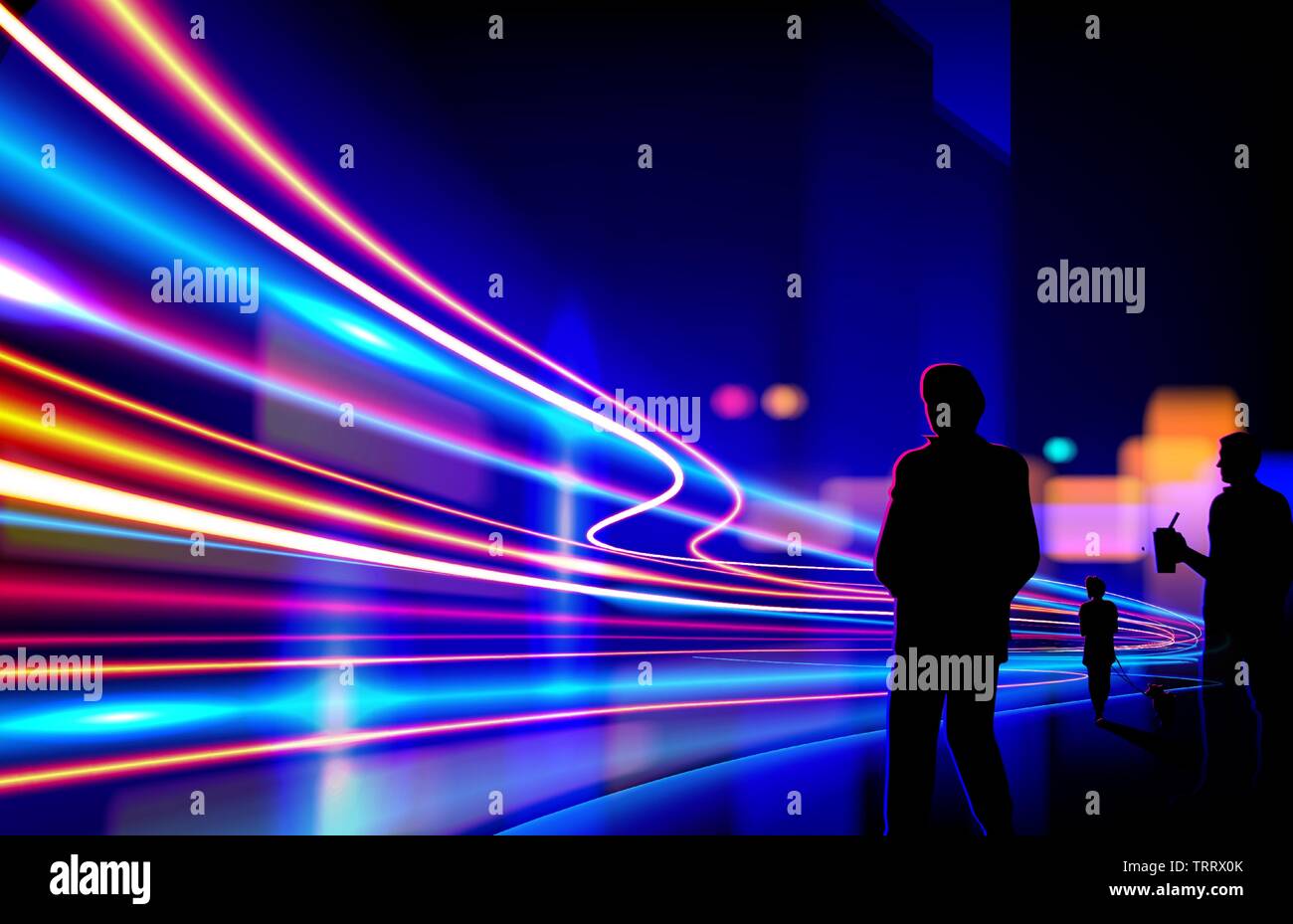 Trail slow motion Stock Vector Images - Alamy