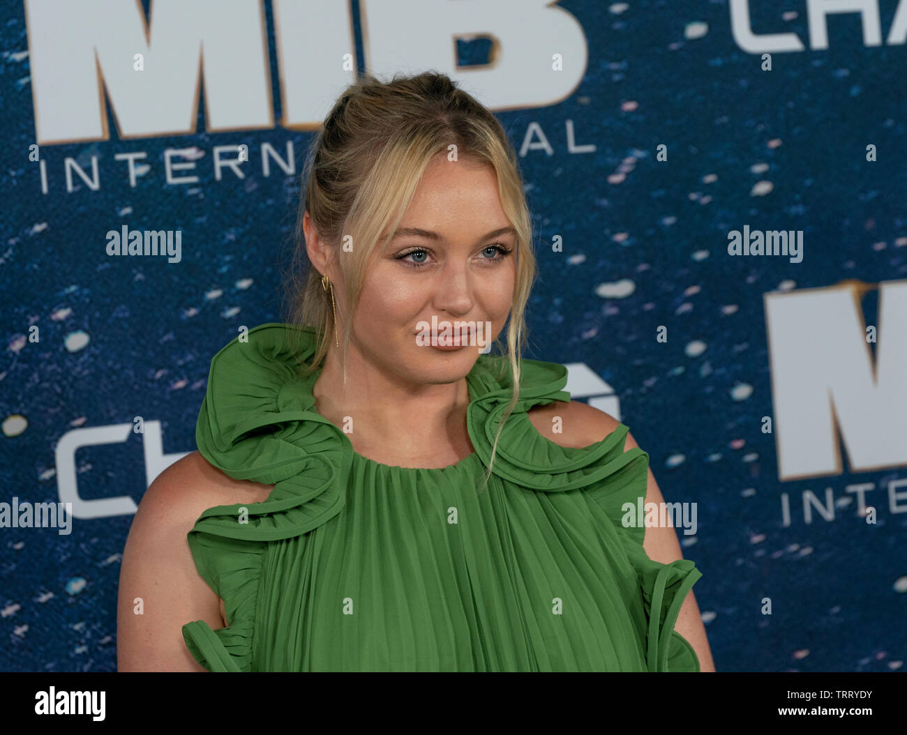 New York, NY - June 11, 2019: Iskra Lawrence attends Men in Black ...