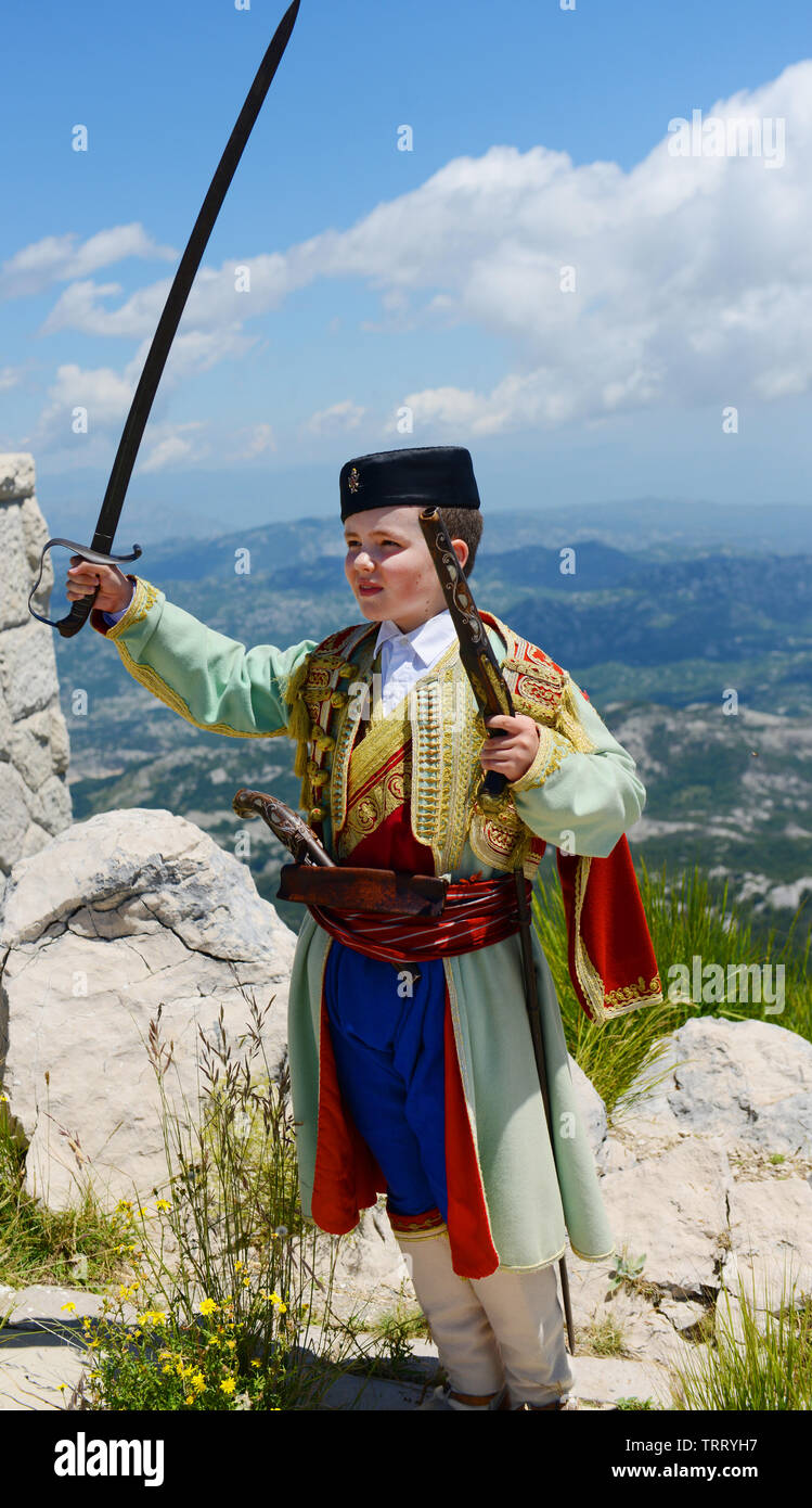A Montenegrin boy dressed in traditional clothing Stock Photo - Alamy