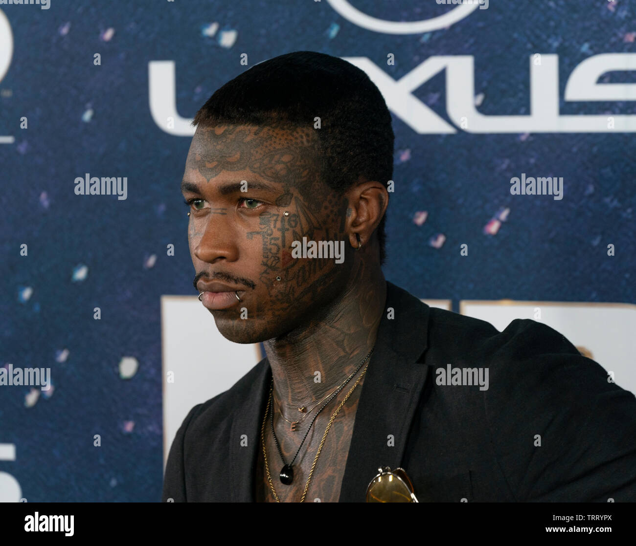 New York, NY - June 11, 2019: Yves Mathieu attends Men in Black ...