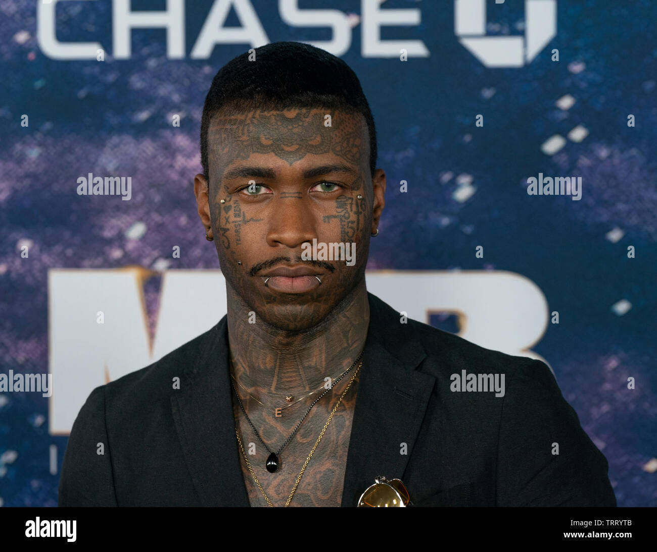 New York, NY - June 11, 2019: Yves Mathieu attends Men in Black ...