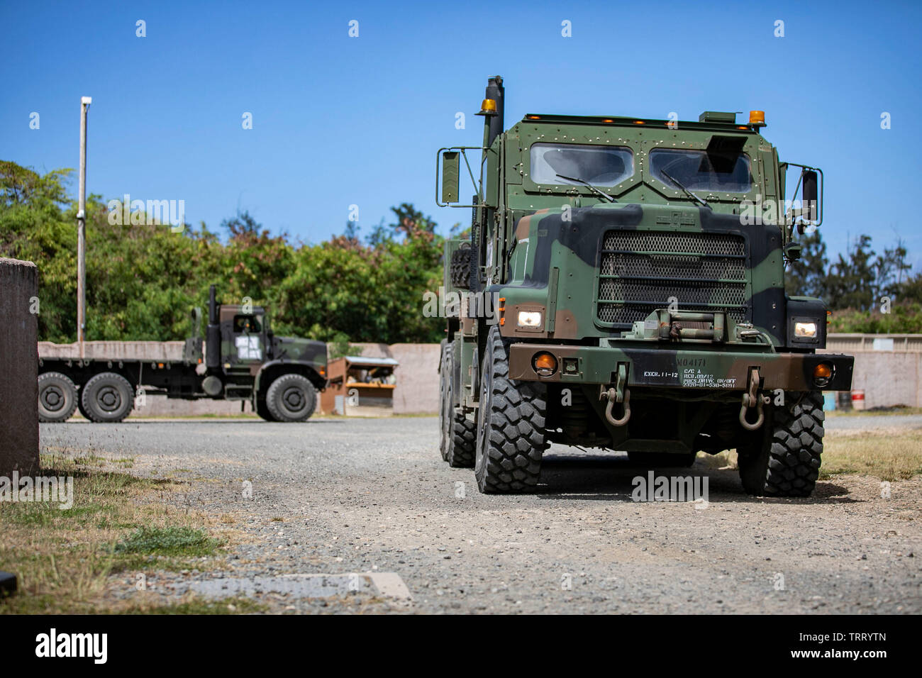 U.S. Marine Corps Medium Tactical Vehicle Replacements assigned to ...