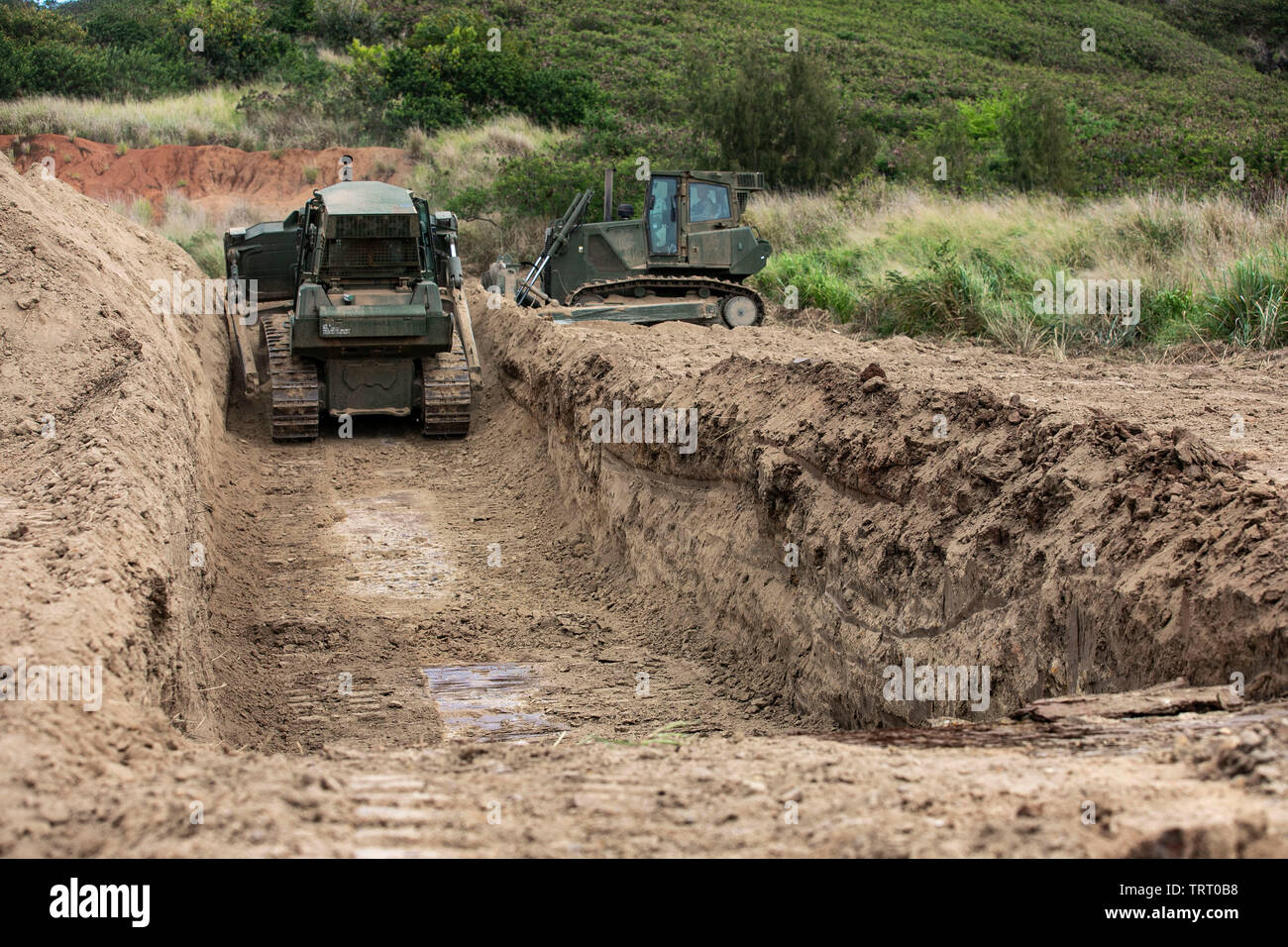 Anti tank ditch hi-res stock photography and images - Alamy