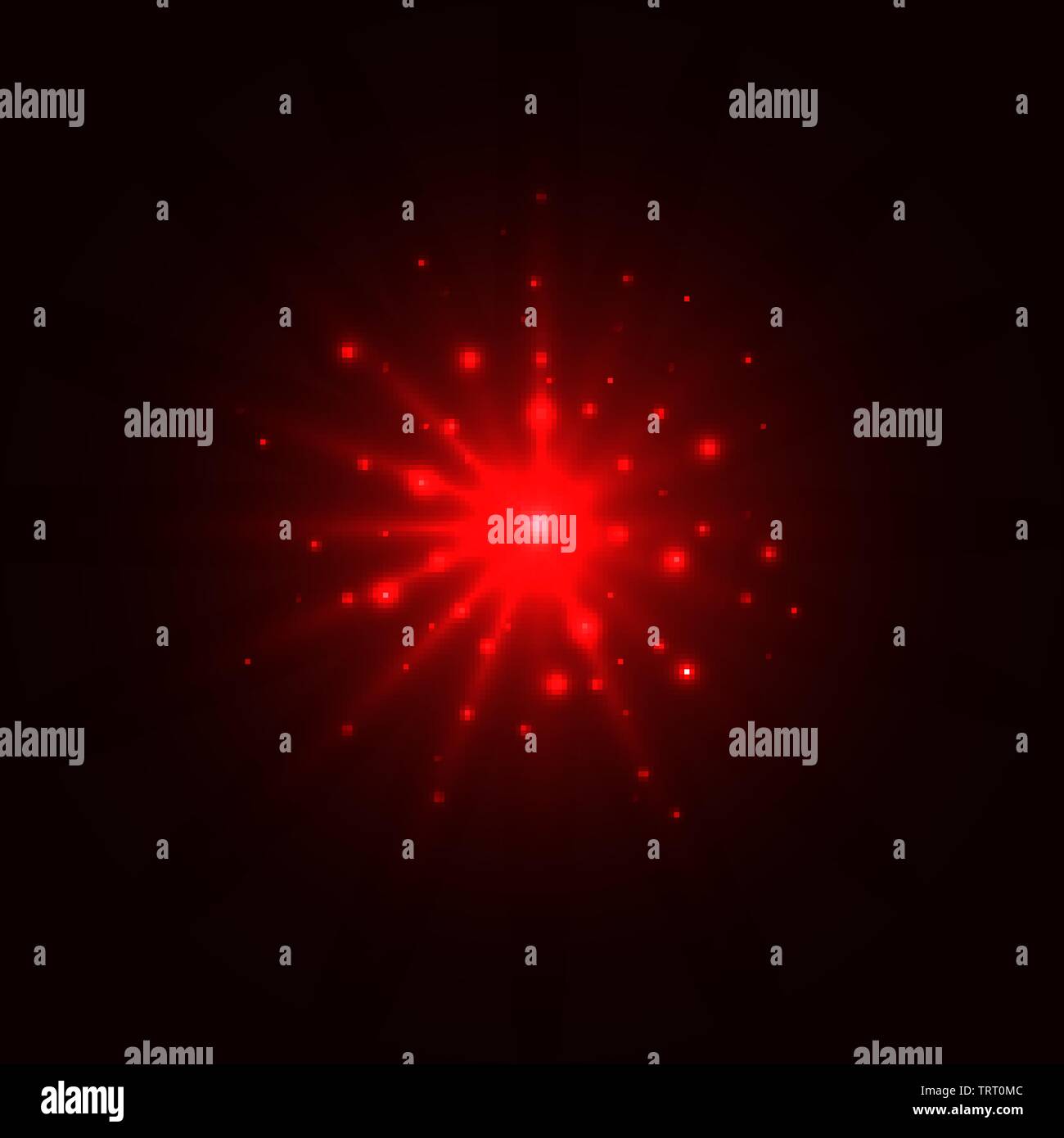 Glowing neon circle star burst Stock Vector Images - Alamy