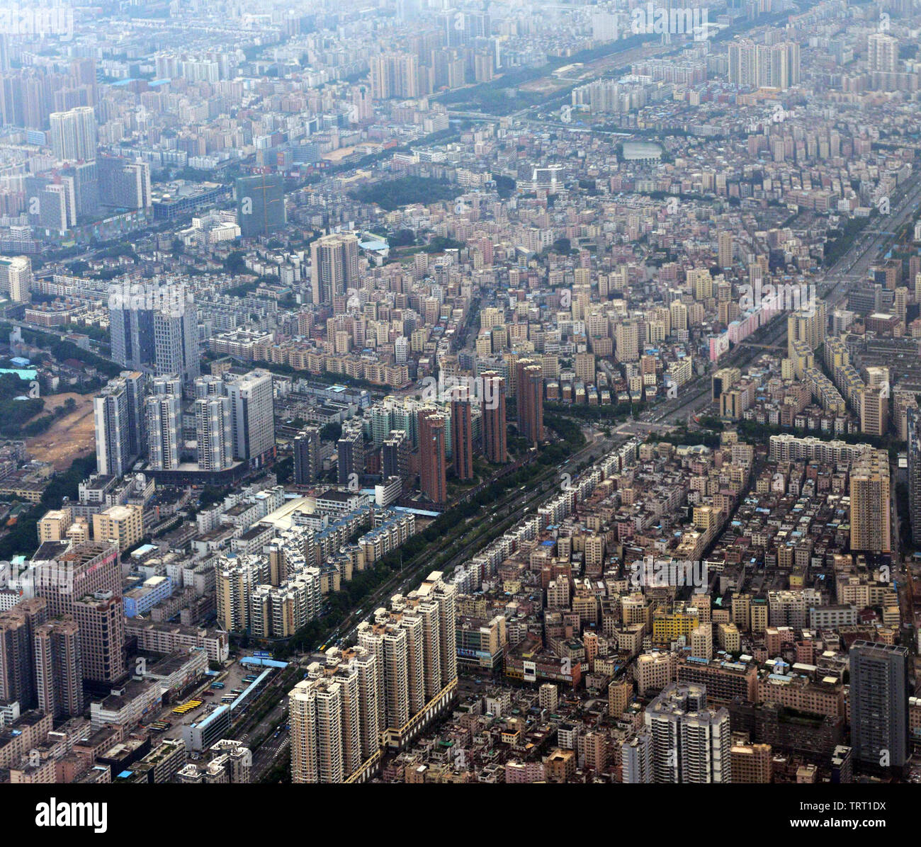 Aerial view of Shenzhen Stock Photo - Alamy