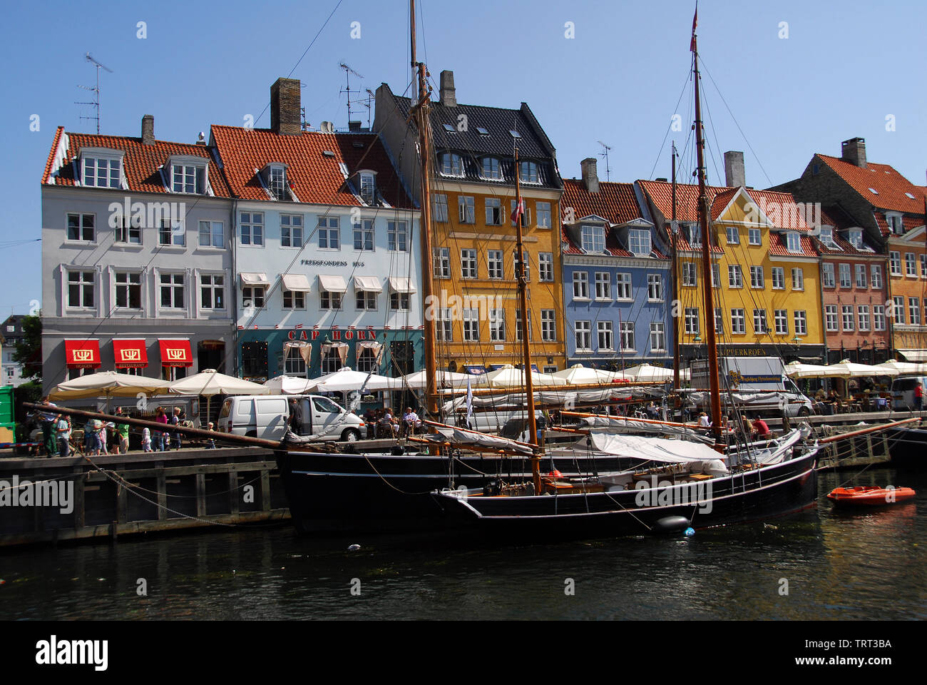 Denmark, Copenhagen, Nyhavn Harbor Stock Photo - Alamy