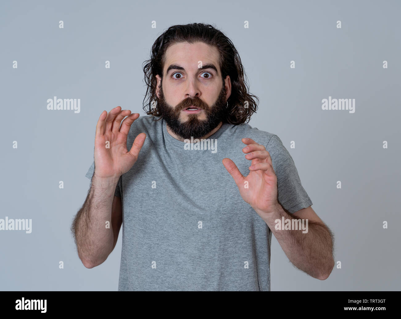 Scary shock hi-res stock photography and images - Alamy