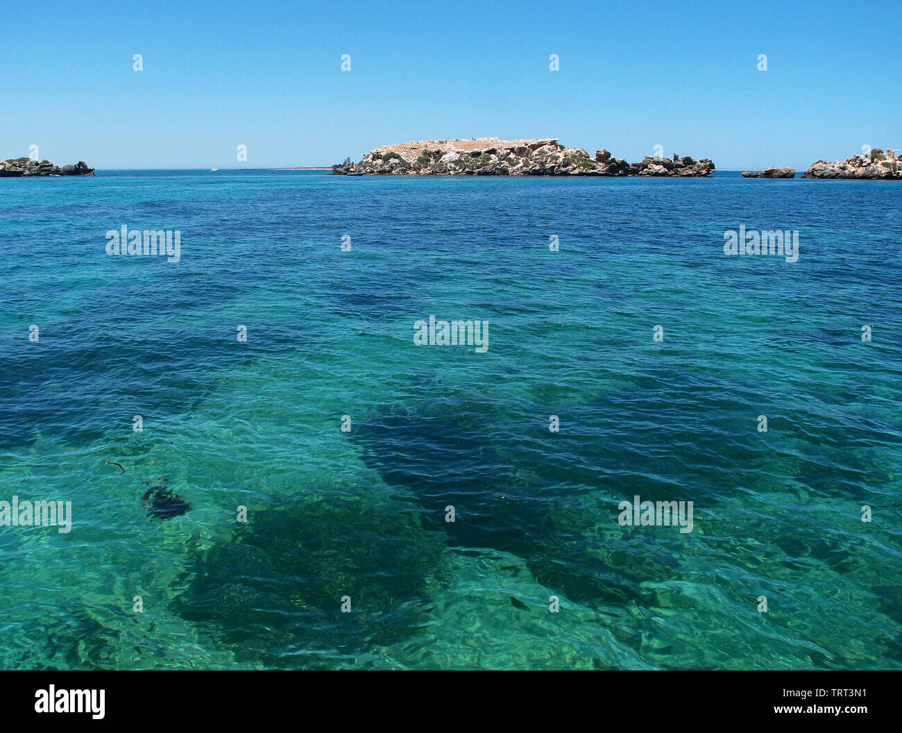 The clear and beautiful water of Safety Bay in Rockingham, Western ...