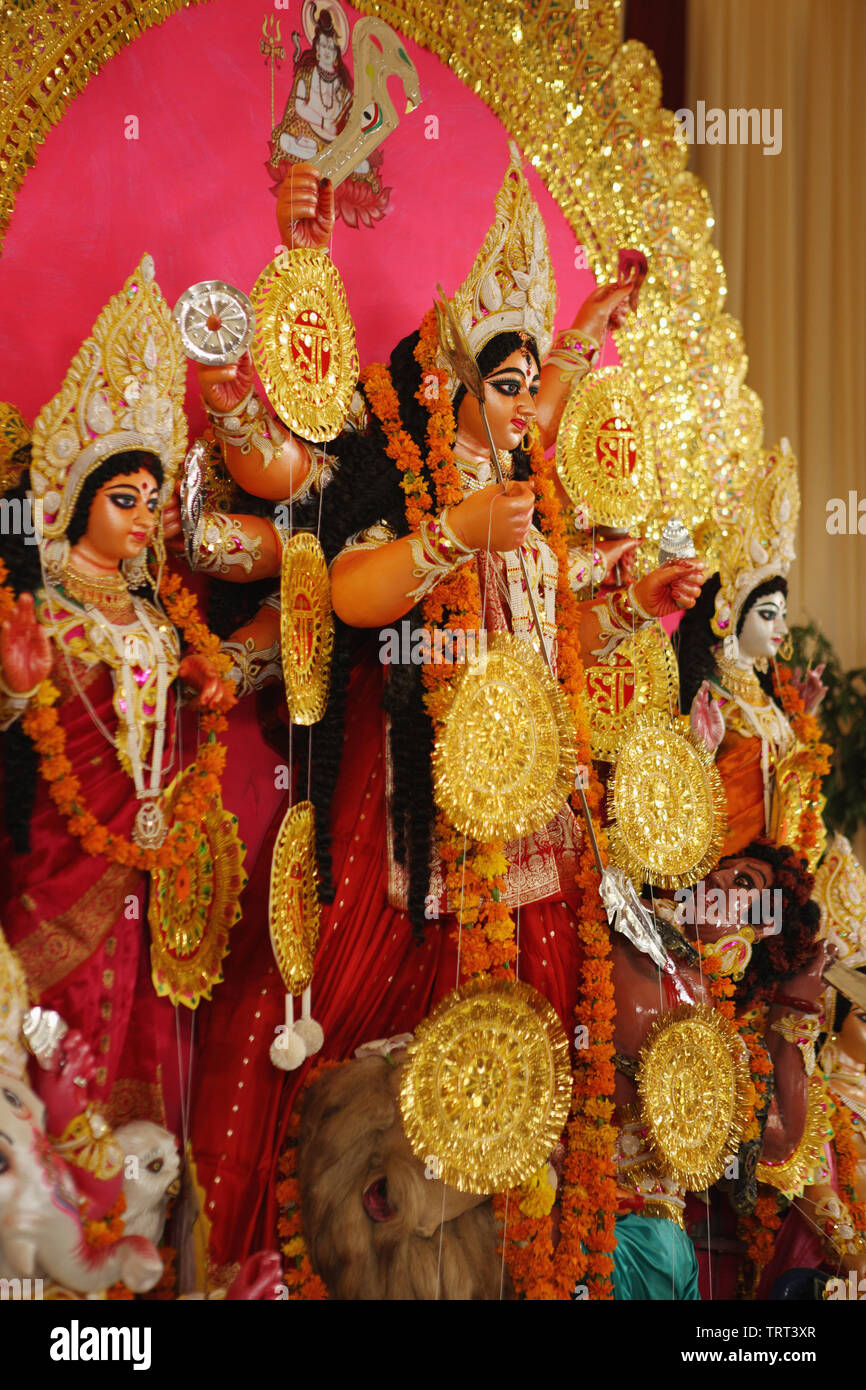 Durga pooja, India Stock Photo - Alamy