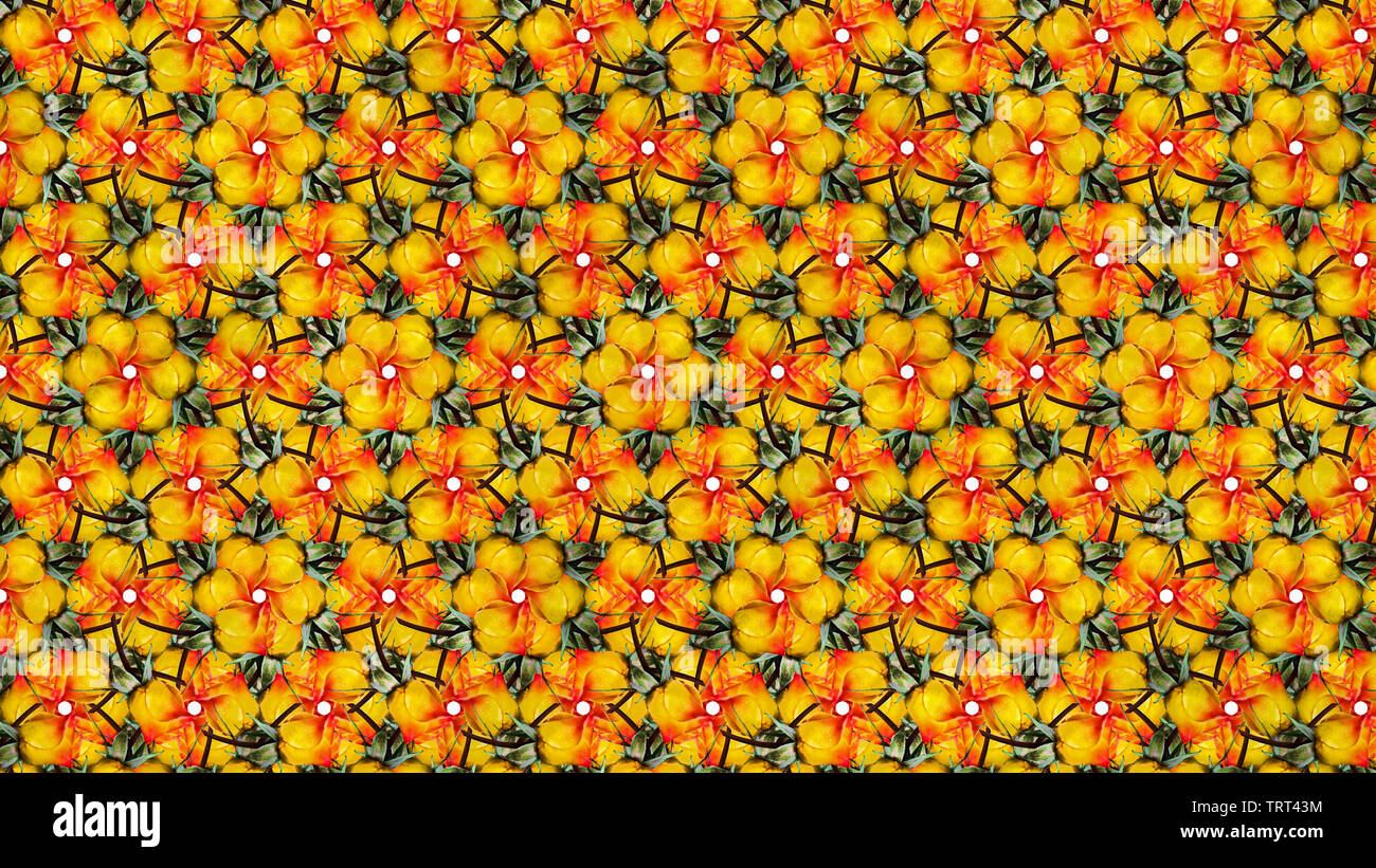 Seamless symmetrical pattern design background Stock Photo - Alamy