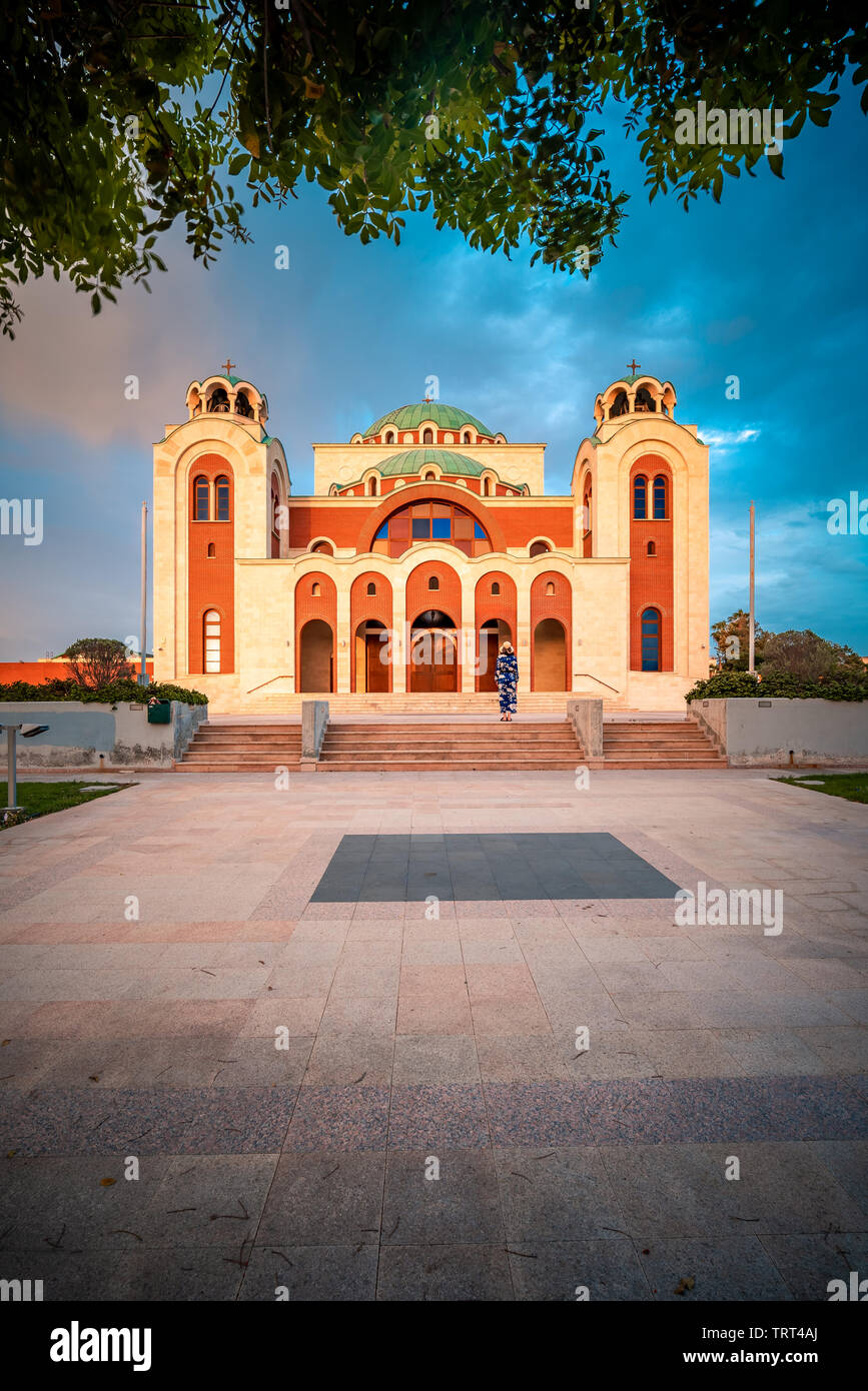 Beautiful sunset shot of Ayia Sofia Church in Nicosia, Cyprus Stock ...
