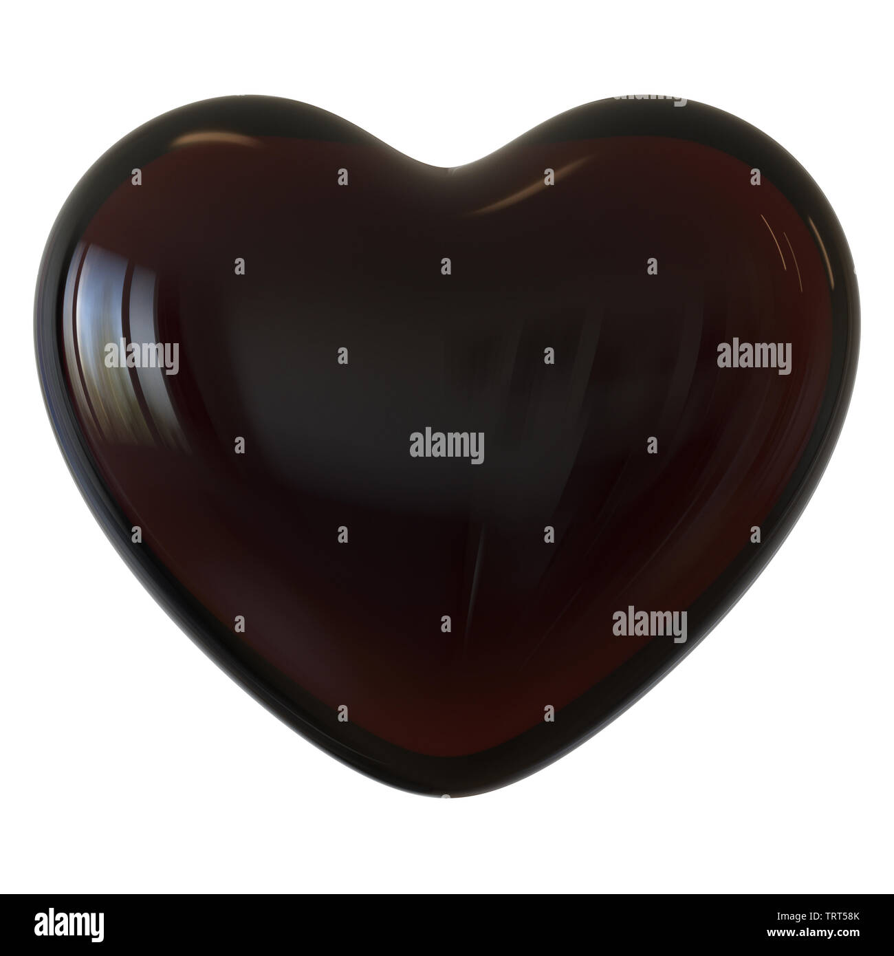 Heart shape black symbol dark translucent. Toxic dirty poisoning love ...